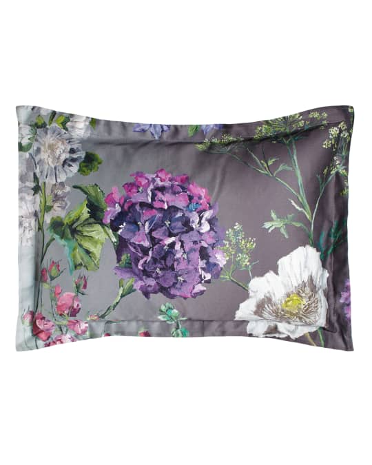 Designers Guild Alexandria Standard Floral Sateen Sham | Neiman Marcus