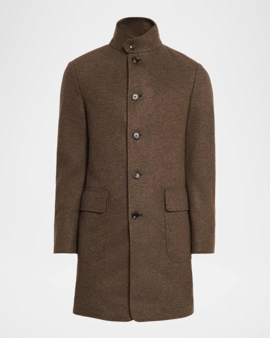 Loro Piana Men's Cashmere Sweater Coat | Neiman Marcus