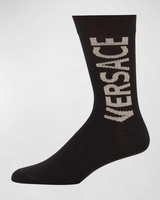 Versace Men's Logo Socks | Neiman Marcus