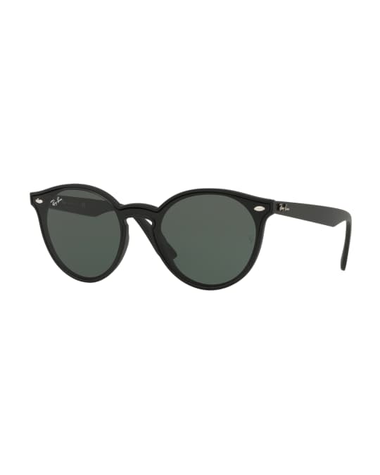 Ray-Ban Round Lens-Over-Frame Plastic Sunglasses | Neiman Marcus