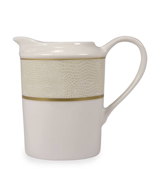 Bernardaud Sauvage White-Gold Creamer | Neiman Marcus