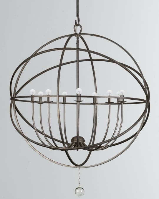 Crystorama Solaris 9-Light Sphere Chandelier | Neiman Marcus