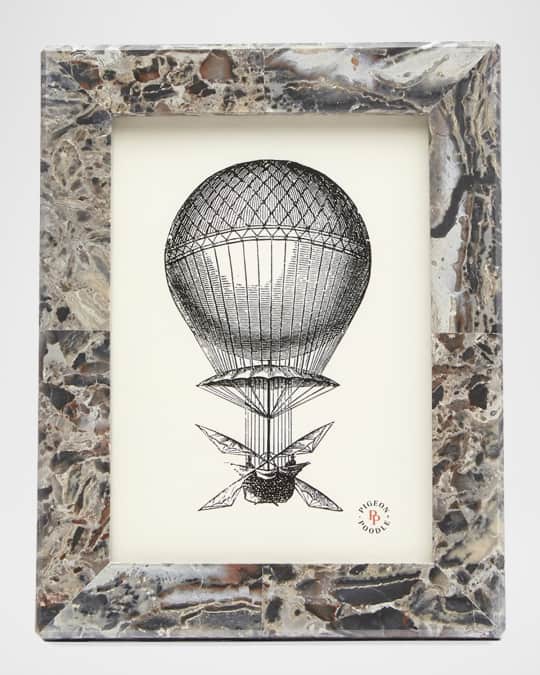 Pigeon and Poodle Corsica Mixed Marble Frame, 5x7 | Neiman Marcus