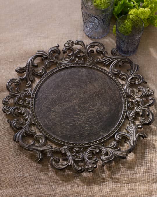 G G Collection Charger Plates, Set of 4 | Neiman Marcus