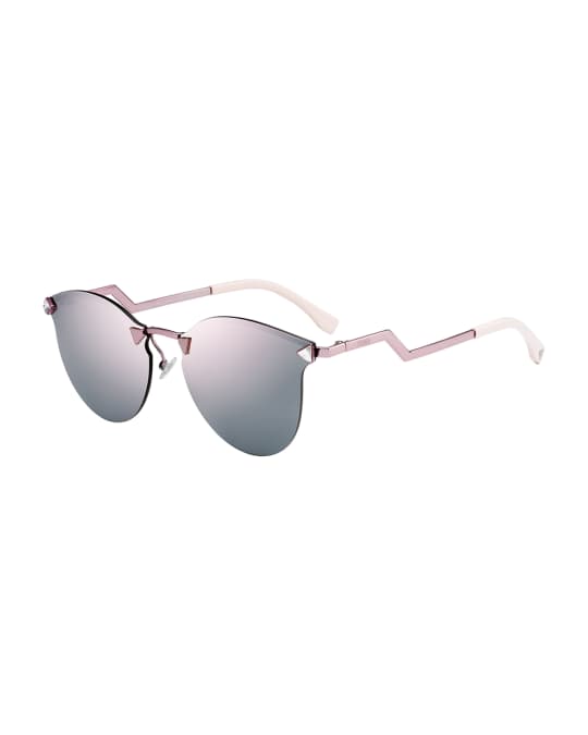 Fendi Rimless Sunglasses with Stepped Arms | Neiman Marcus