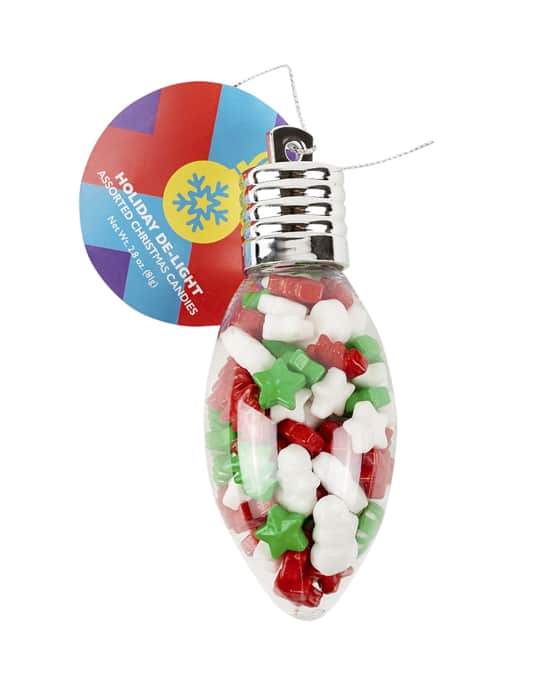 Dylan's Candy Bar Candy-Filled Light Bulb Ornament | Neiman Marcus