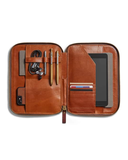 Shinola Men's Leather Tech Portfolio Case | Neiman Marcus