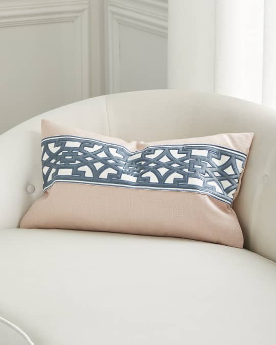 D.V. KAP Home Lyon Pieced Pillow | Neiman Marcus