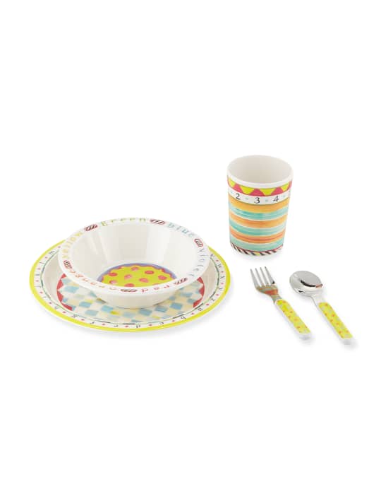MacKenzie-Childs Kids' ABC Starter Dinnerware Set | Neiman Marcus