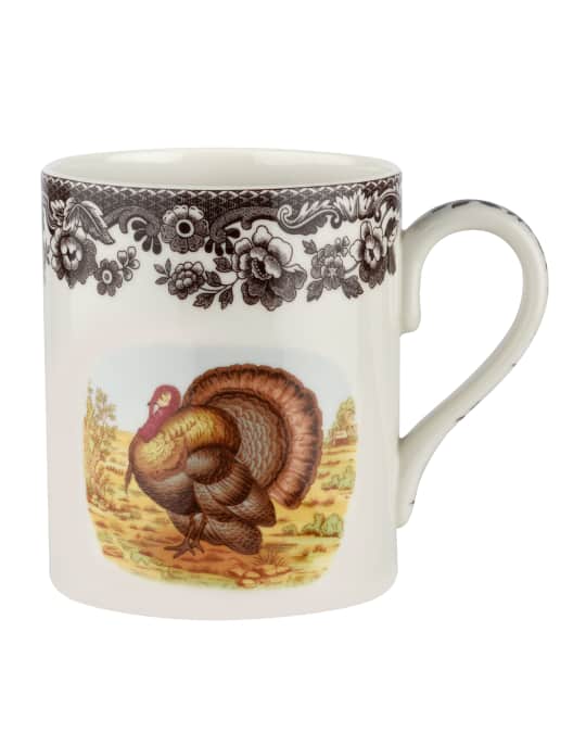 Spode Woodland Turkey Mug | Neiman Marcus