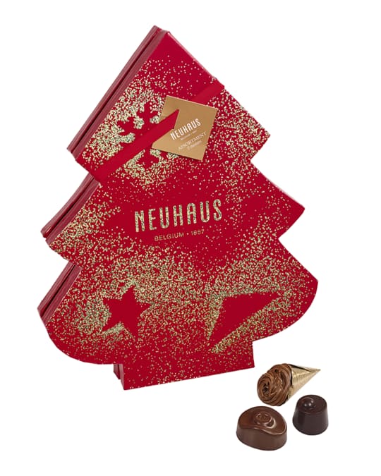 Neuhaus Chocolate 27-Piece Christmas Tree Chocolate Box | Neiman Marcus