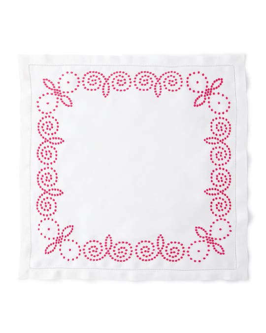 Deborah Rhodes Henna Embroidery Napkin | Neiman Marcus