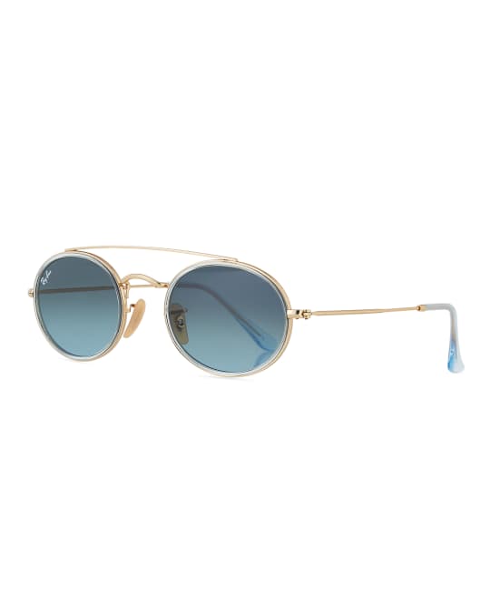 Ray-Ban Oval Metal Sunglasses | Neiman Marcus