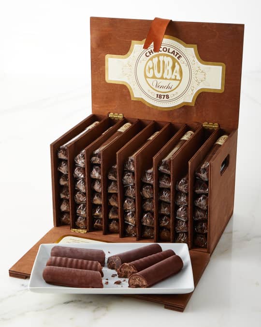 Venchi 54-Piece Chocolate Cigar Box | Neiman Marcus