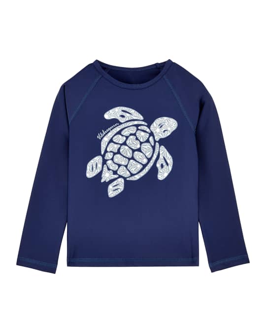 Vilebrequin Glassy Sea Turtle Rash Guard, Size 2-14 | Neiman Marcus