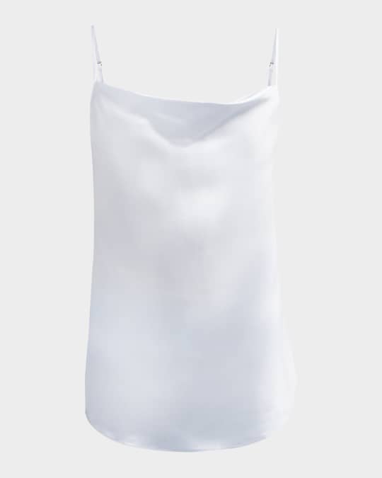 Cinq A Sept Marta Cowl Neck Silk Camisole Neiman Marcus