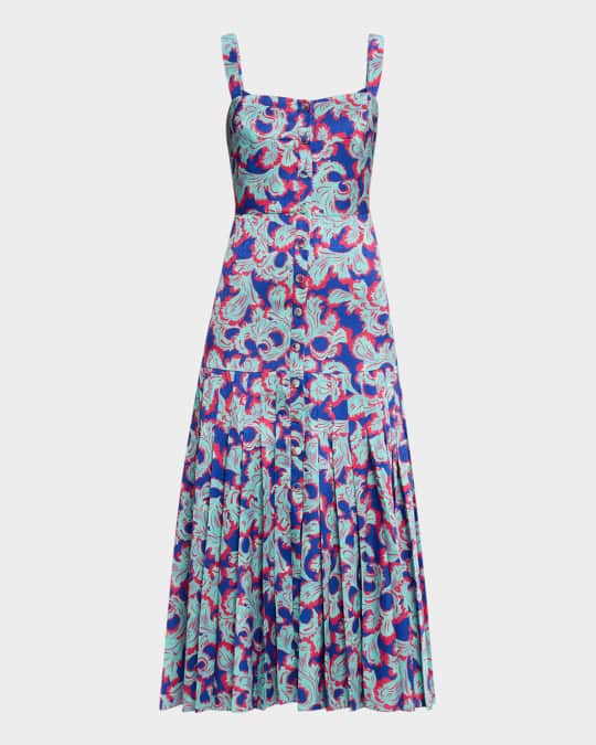 Saloni Karen Rainbow Gradient Dress | Neiman Marcus