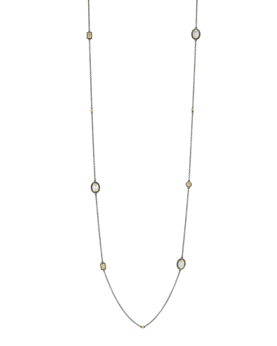 Freida Rothman Imperial Mother-of-Pearl Station Necklace | Neiman Marcus