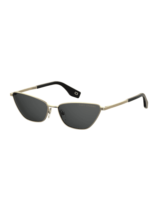 Marc Jacobs Slim Metal Cat-Eye Sunglasses | Neiman Marcus