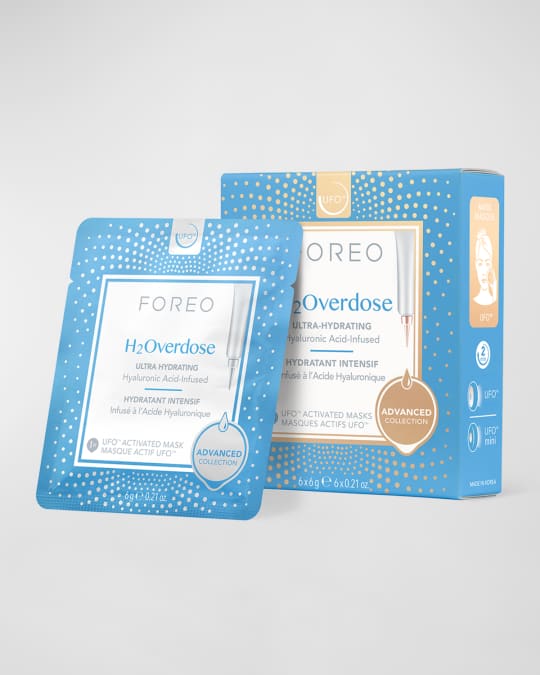 Foreo UFO H2Overdose Masks (6 Count) | Neiman Marcus