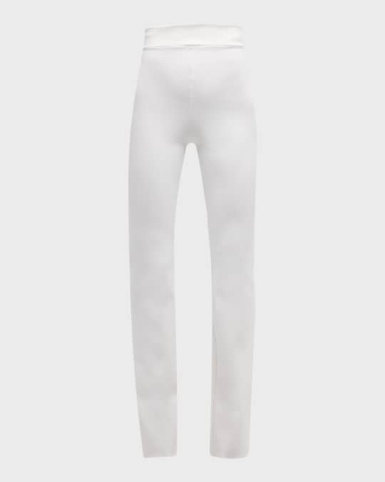 Chiara Boni La Petite Robe Venusette High-Waist Straight-Leg Pants ...