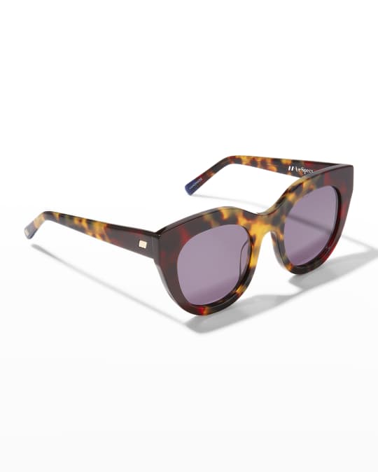 Le Specs Luxe Airy Canary Cat-Eye Sunglasses | Neiman Marcus