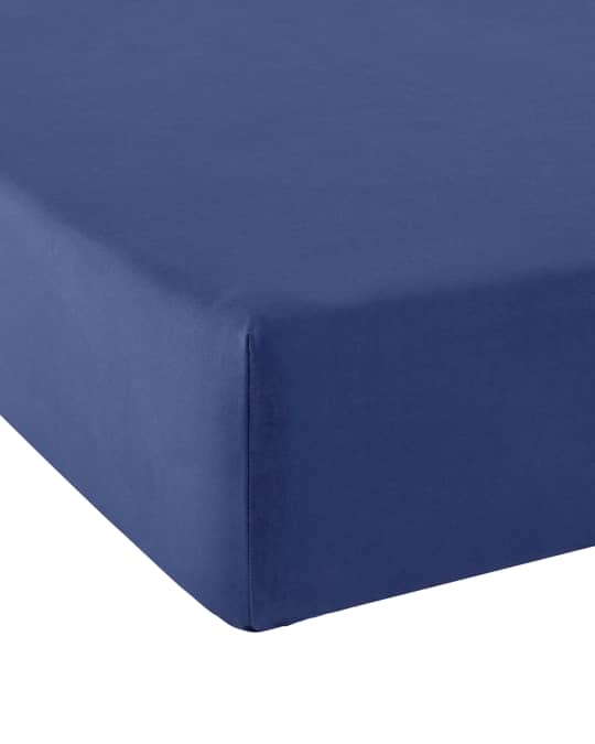 Anne de Solene Vexin Encre 200 Thread-Count Fitted Sheet | Neiman Marcus
