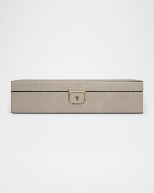WOLF Palermo Medium Flat Jewelry Box | Neiman Marcus