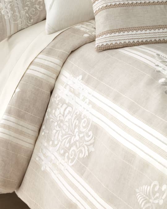 Callisto Home Cattivo Cartouche Queen Duvet | Neiman Marcus