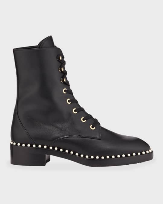 studded combat boots