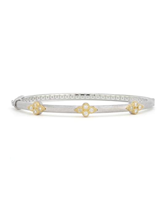Jude Frances Mixed Metal Triple Moroccan Trio Bangle w/ Diamonds ...