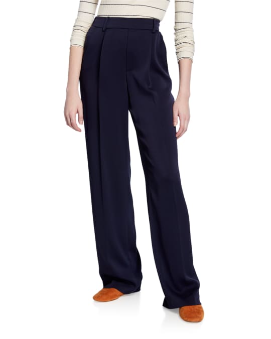 Vince Wide-Leg Pull-On Pants | Neiman Marcus