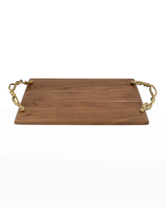 Michael Aram Wisteria Gold Bread Board | Neiman Marcus