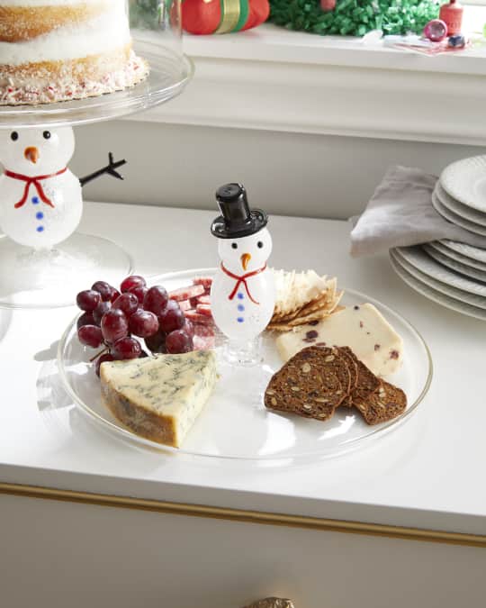Massimo Lunardon Snowman Platter | Neiman Marcus