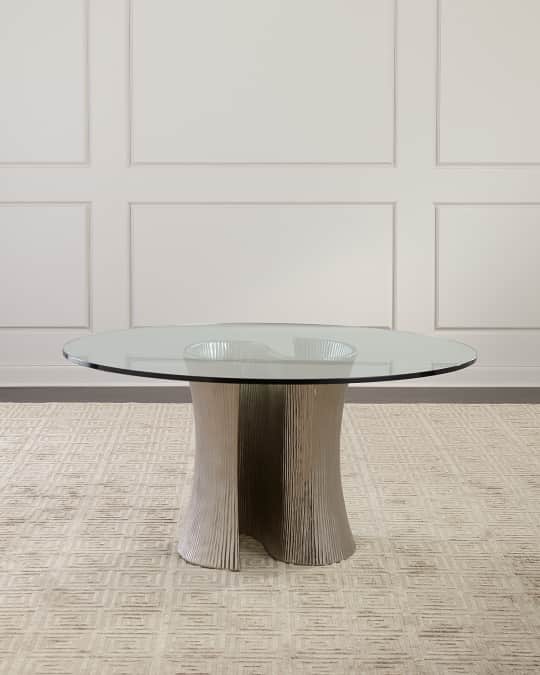 Bernhardt Interiors Serpentine Round Dining Table 60" | Neiman Marcus