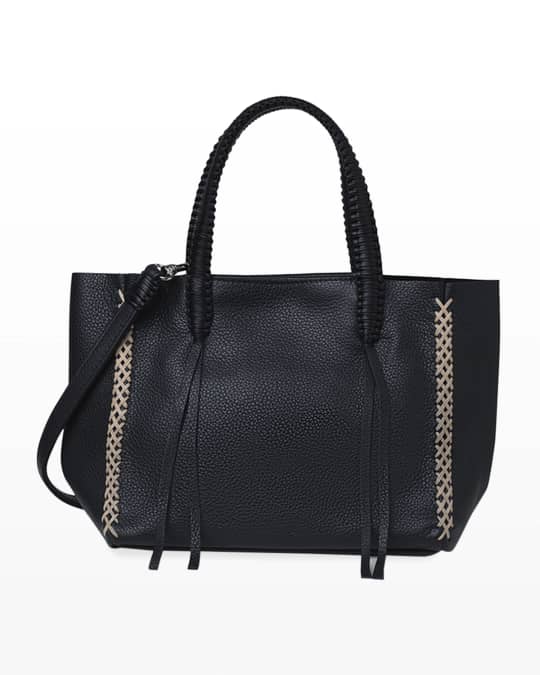 Callista Iconic Mini Stitched Tote Bag | Neiman Marcus