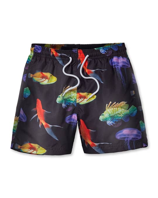 Stella Cove Boys' Sea Creature Swim Trunks, 2-12 | Neiman Marcus