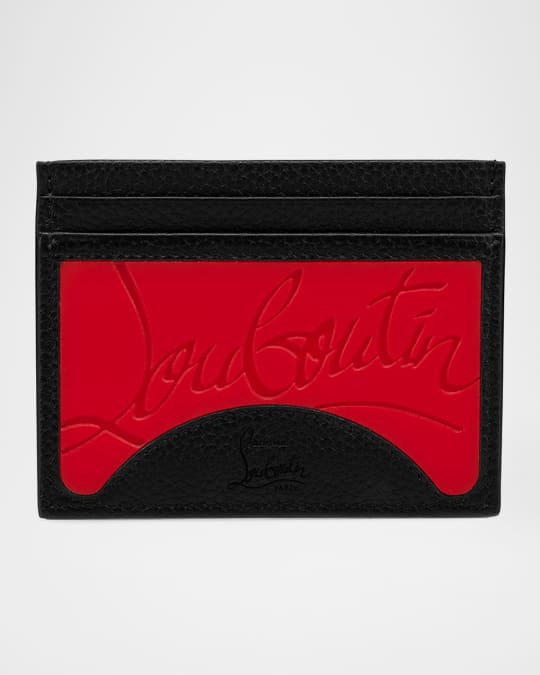 Christian Louboutin Men's Kios Red Sole Empire Card Case | Neiman Marcus