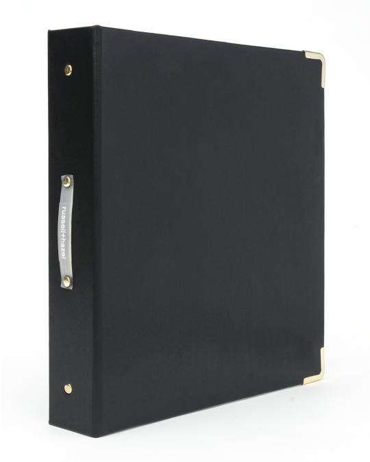 russell+hazel Vegan Leather Signature Binder | Neiman Marcus