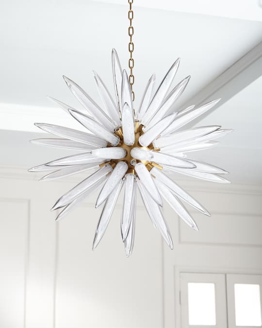 John-Richard Collection Hand-Blown 16-Light Glass Chandelier | Neiman ...