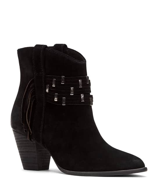 Frye Reed Showdown Studded Booties | Neiman Marcus