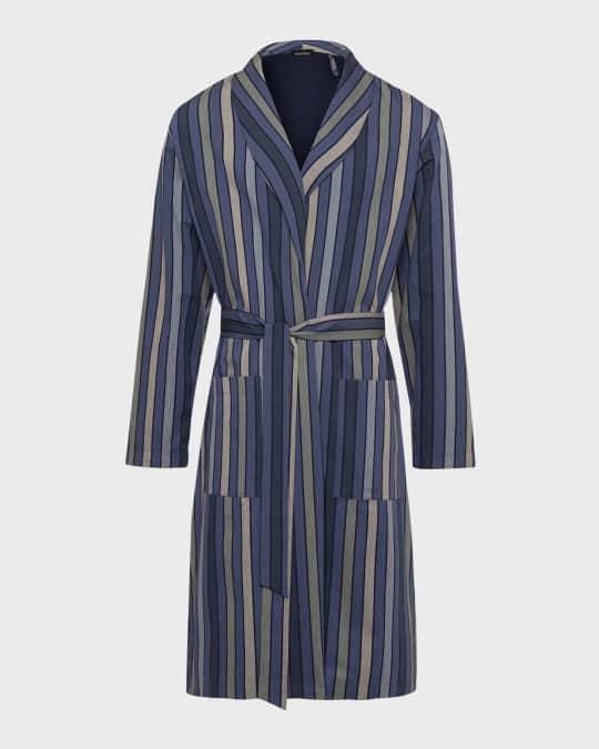 Hanro Men’s Night and Day Woven Robe | Neiman Marcus