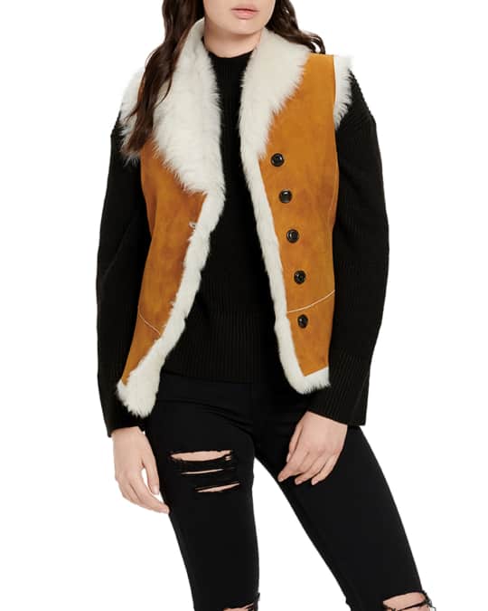 Ugg shearling vest store