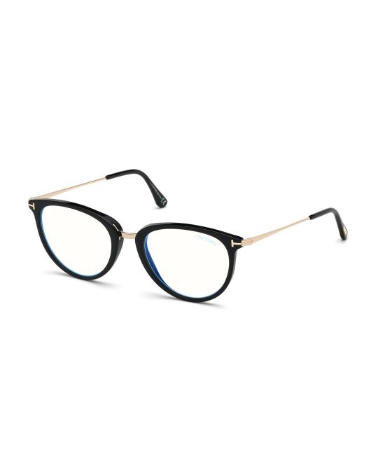 Tom Ford Blue Block Cat Eye Acetate And Metal Optical Frames Neiman Marcus