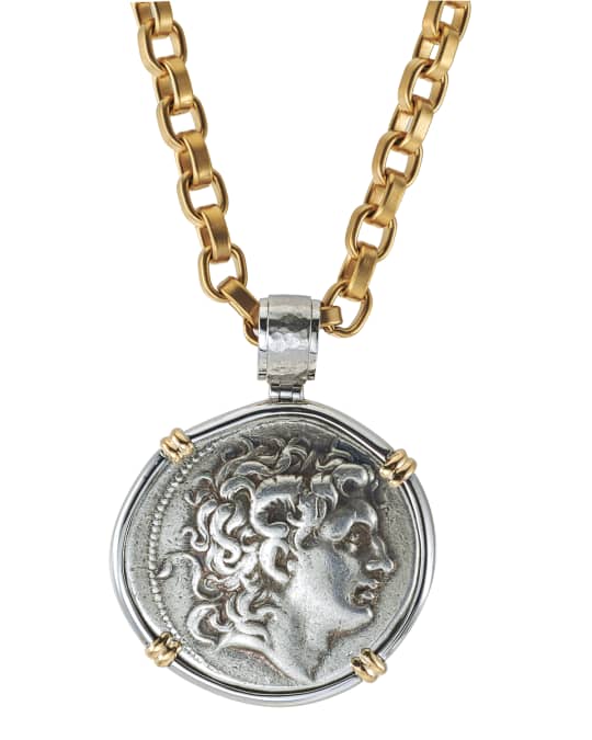 Jorge Adeler Men's Ancient Alexander the Great Coin Pendant | Neiman Marcus