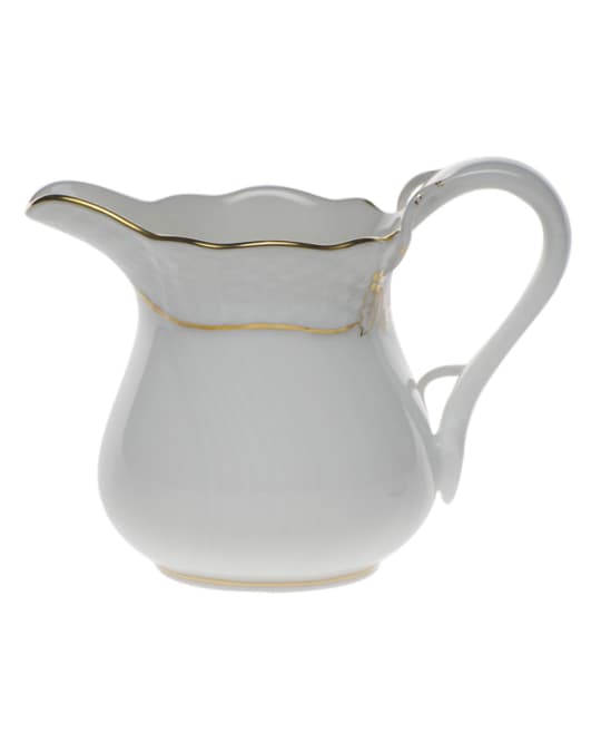 Herend Golden Edge Creamer | Neiman Marcus