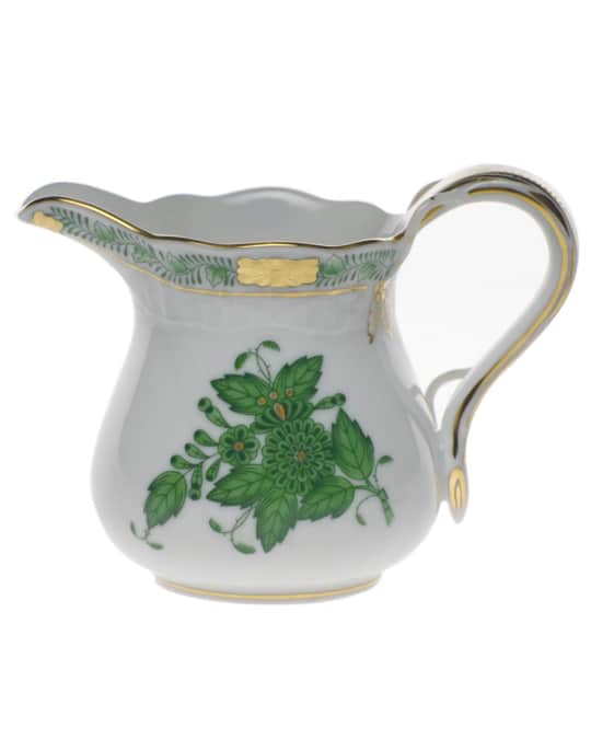 Herend Chinese Bouquet Green Creamer | Neiman Marcus