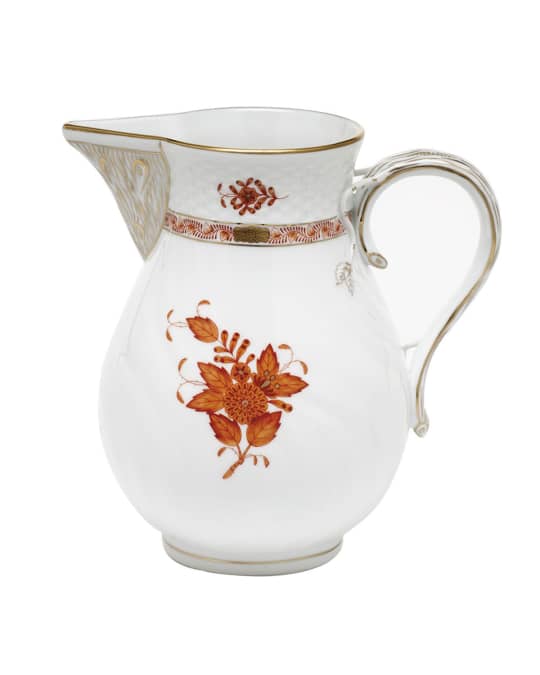 Herend Chinese Bouquet Rust Pitcher | Neiman Marcus