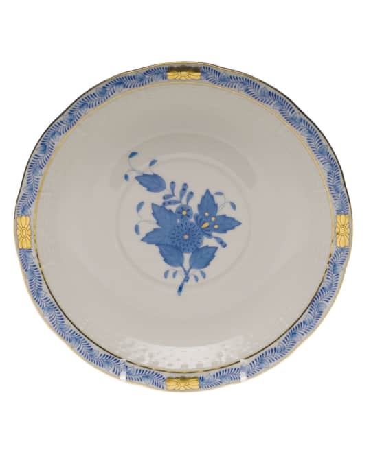 Herend Chinese Bouquet Blue Cream Soup Stand | Neiman Marcus