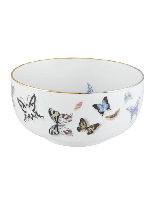 Christian LaCroix X Vista Alegre Butterfly Parade 6" Bowl | Neiman Marcus